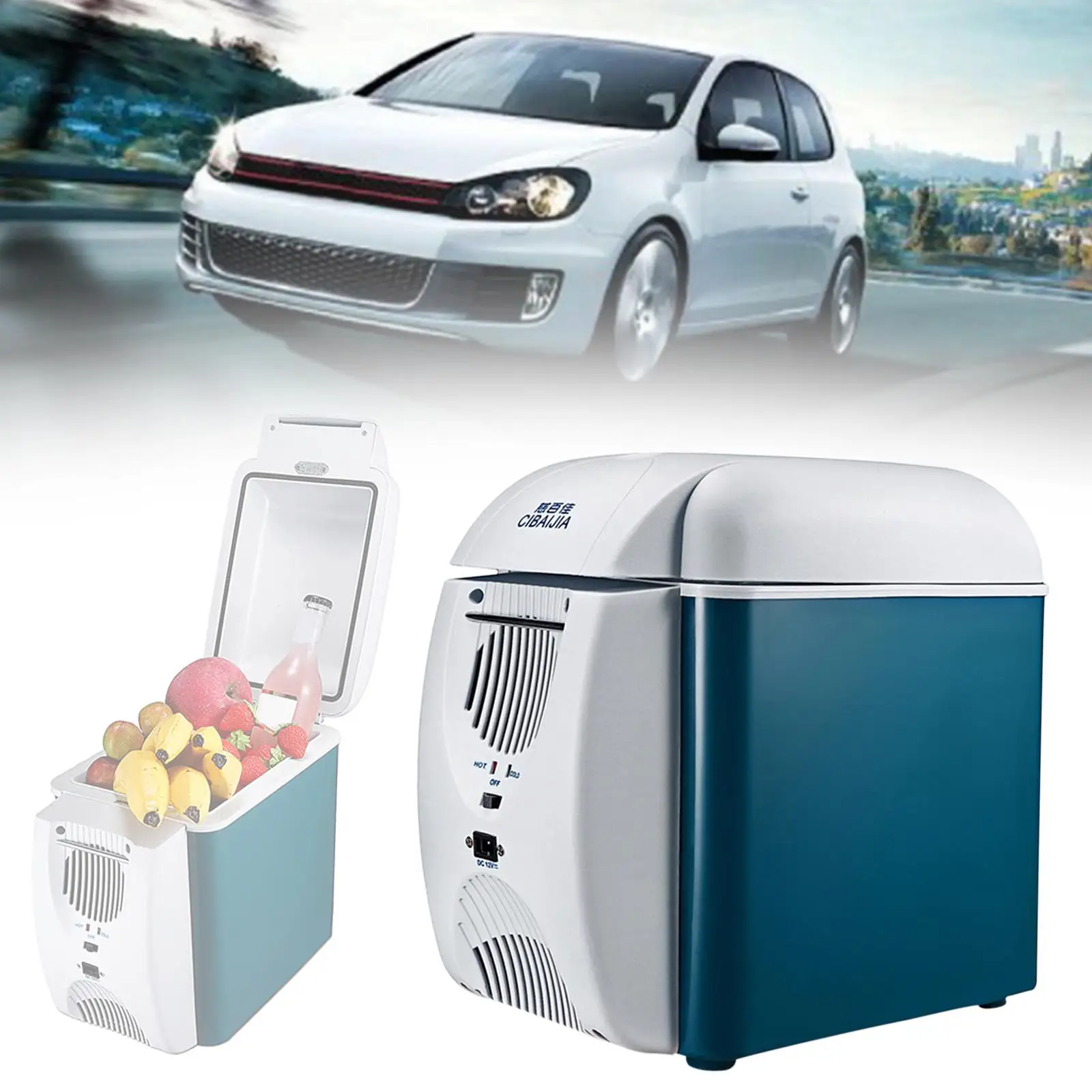Portable-Car-Refrigerator-7-5L-12V-Car-Fridge-Freezer-DC-Powered ...