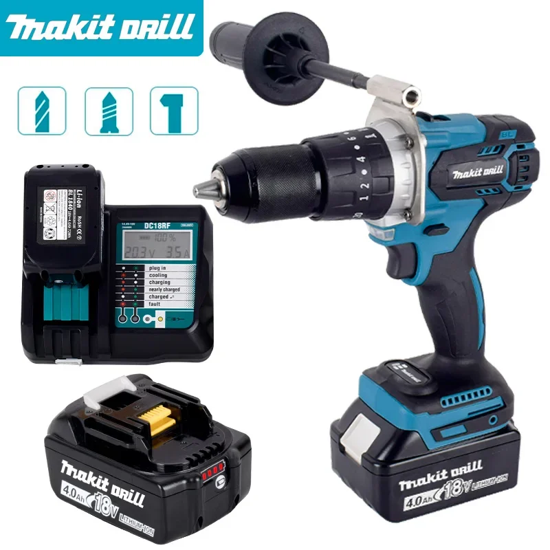 Perceuse-percussion-lectrique-sans-fil-18V-13mm-tournevis-sans-balais ...