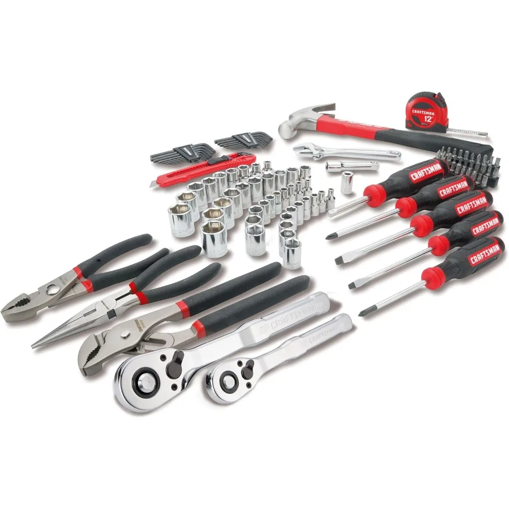 Mechanics-Tool-Set-102-Piece-Hand-Tool-and-Socket-Set-SAE-Metric ...