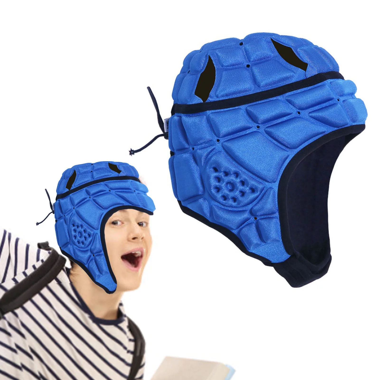 Soft Padded Headgear Breathable Foam Padded Headguard Head Protection ...