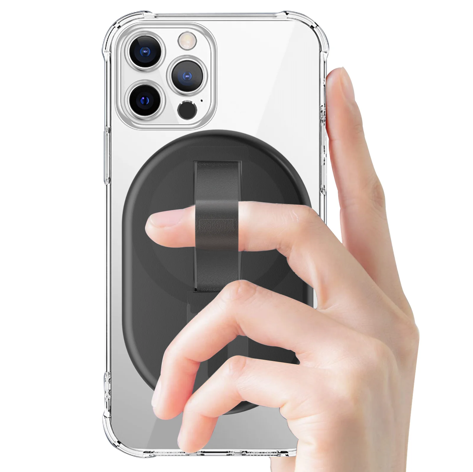 Magnetic-Phone-Finger-Grip-Holder-Compatible-MagSafe-Phone-Finger-Grip ...