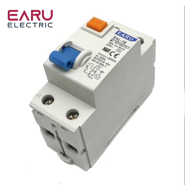 2P AC Tipe RCCB RCD ELCB Pemutus Arus Residu, 55% OFF