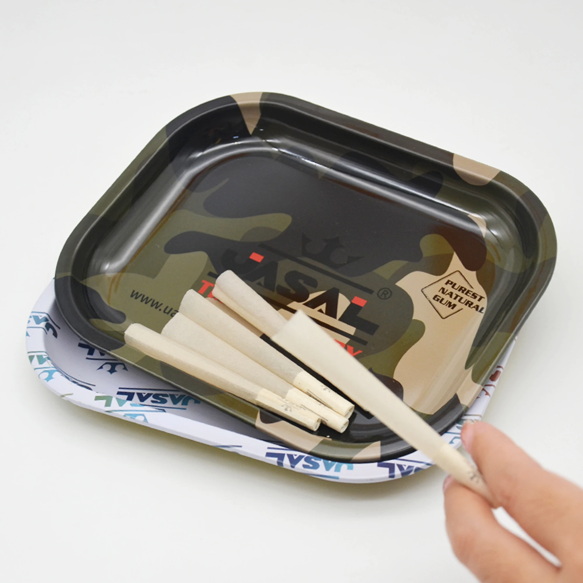 Iron-Cigarette-Rolling-Plate-Premium-Metal-Tobacco-Rolling-Tray-for ...