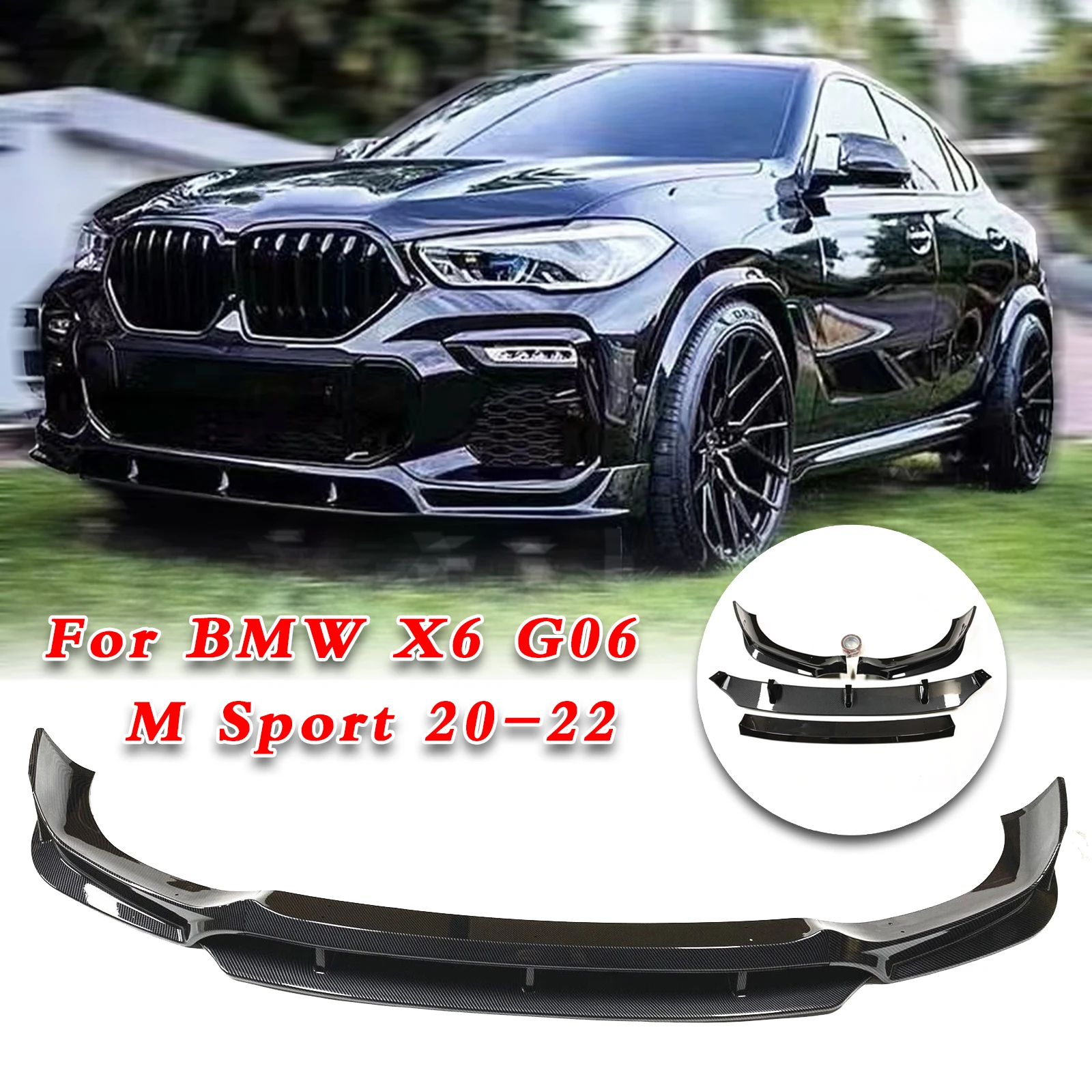 Car-Front-Bumper-Spoiler-Lip-Lower-Splitter-Blade-Protect-Body-Kit-For ...