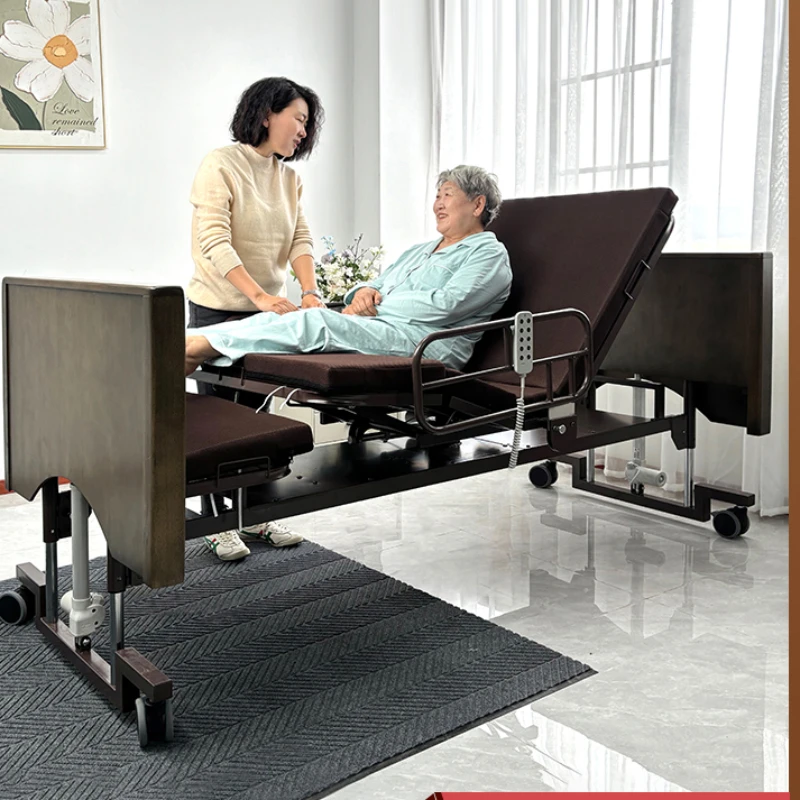Home-nursing-bed-for-the-elderly-rotary-tilting-forward-and-backward ...