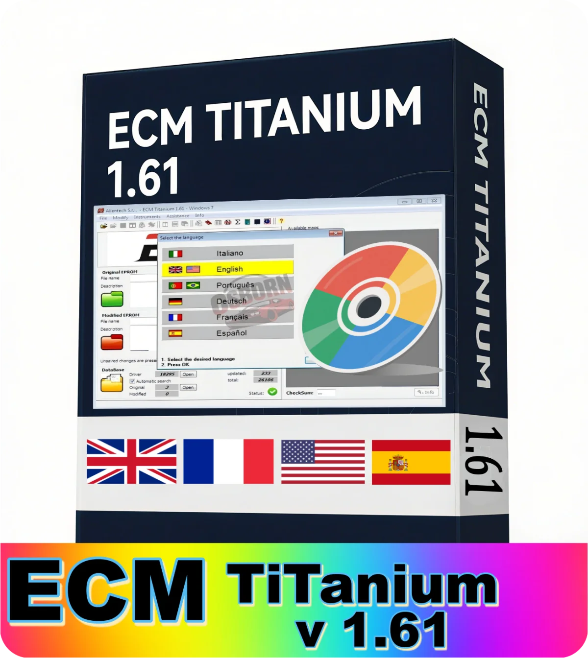 Último ECM TITANIO 1,61 para KT/AG y K- ESS V2 ECM TITANIUM 1,61 con ...