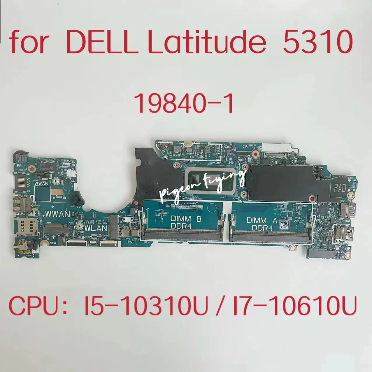 CN-07FJPX CN-01Y4K1 For Dell Latitude 5310 Laptop Motherboard CPU: I5 ...