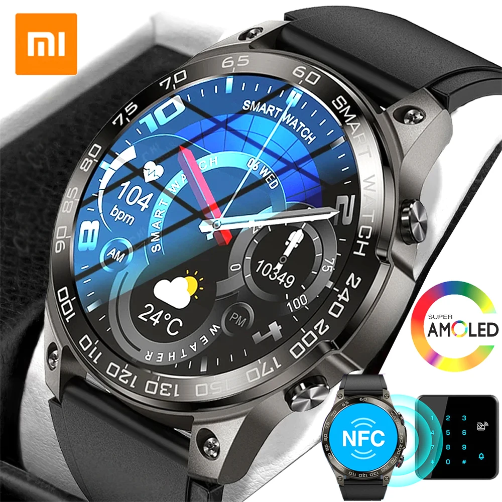 XIAOMI 2023 biznes Bluetooth Call Smartwatch ECG + PPG puls męski ...
