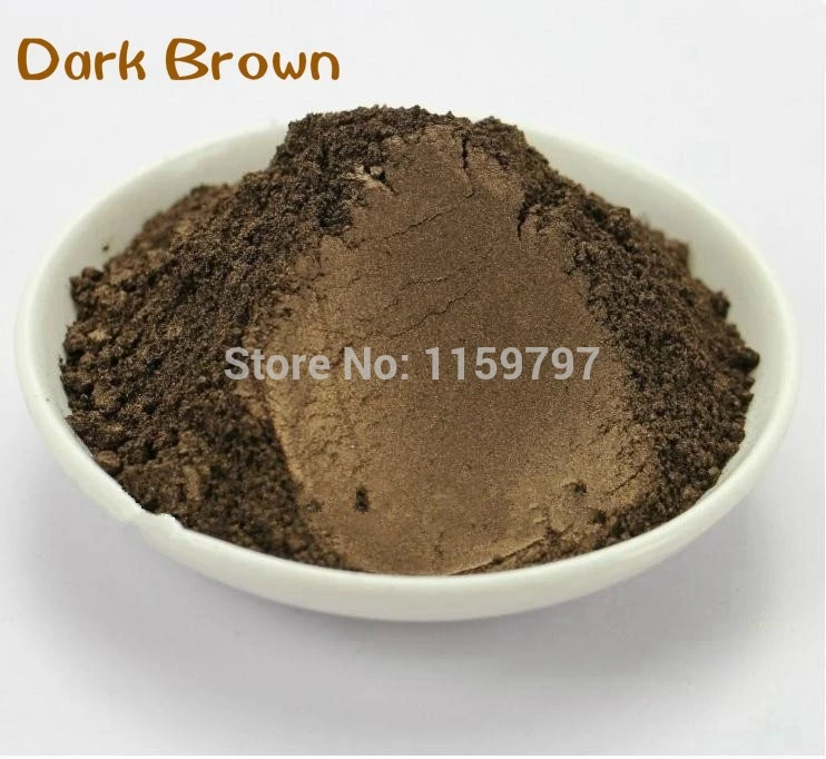 Dark Brown Natural Mineral Mica Pearl Powder Pearlescent Powder Makeup ...