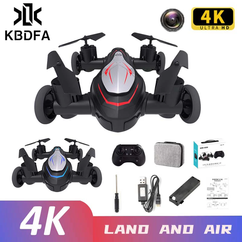 KBDFA KB 68 지대공 드론, 4K 전문 HD 카메라, RC 자동차 쿼드콥터 헬리콥터, FPV 접이식 장애물 회피 ...