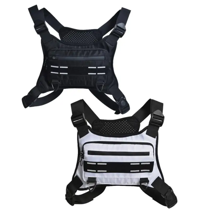 Sports-Chest-Bag-Waterproof-Front-Chest-Pack-Reflective-Running-Vest ...