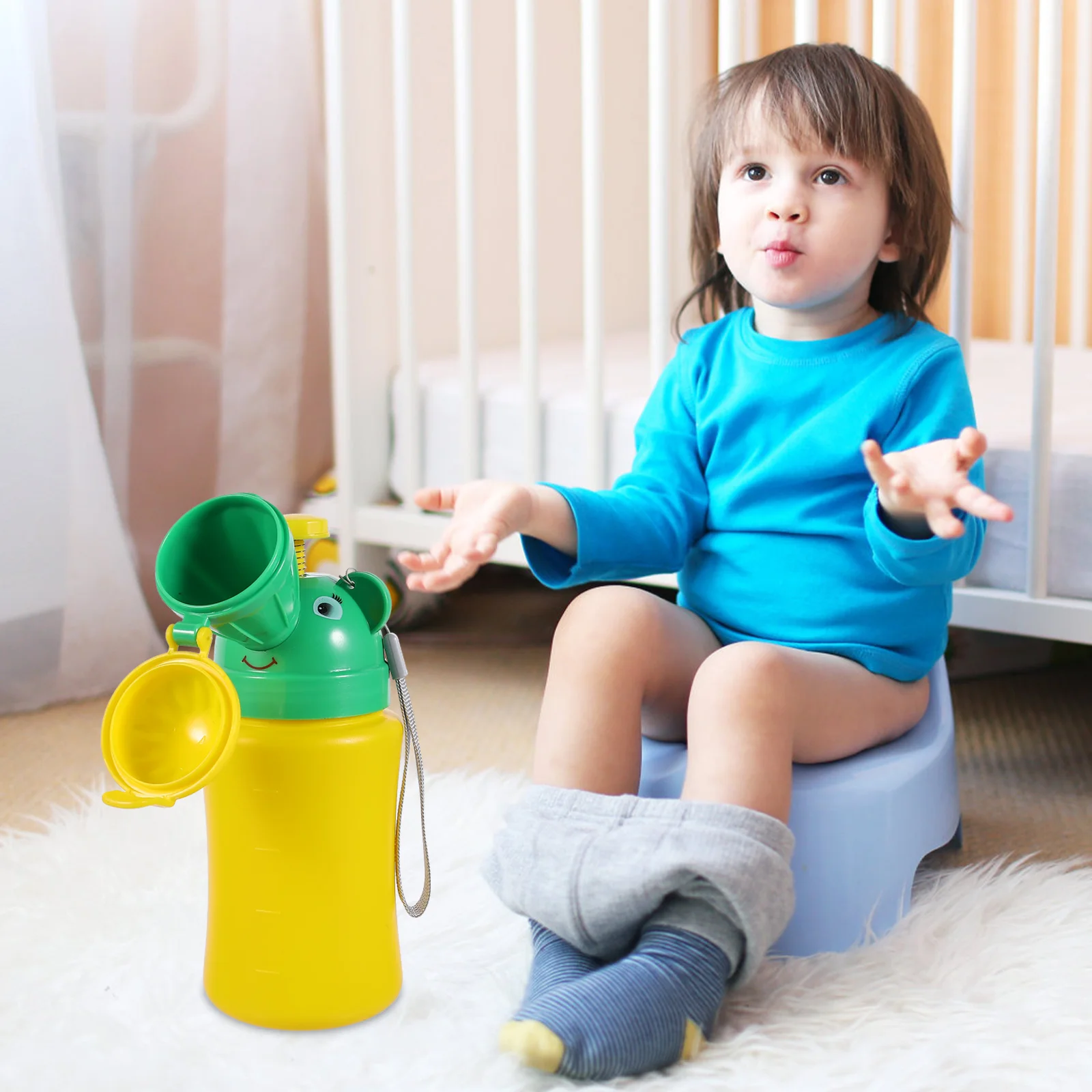 Little Girl Potty Outside