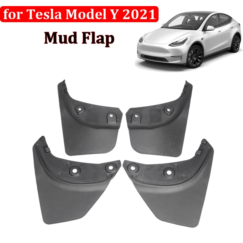 Mudguards Mud Flaps For Tesla Model Y 2021 Original Modification ...