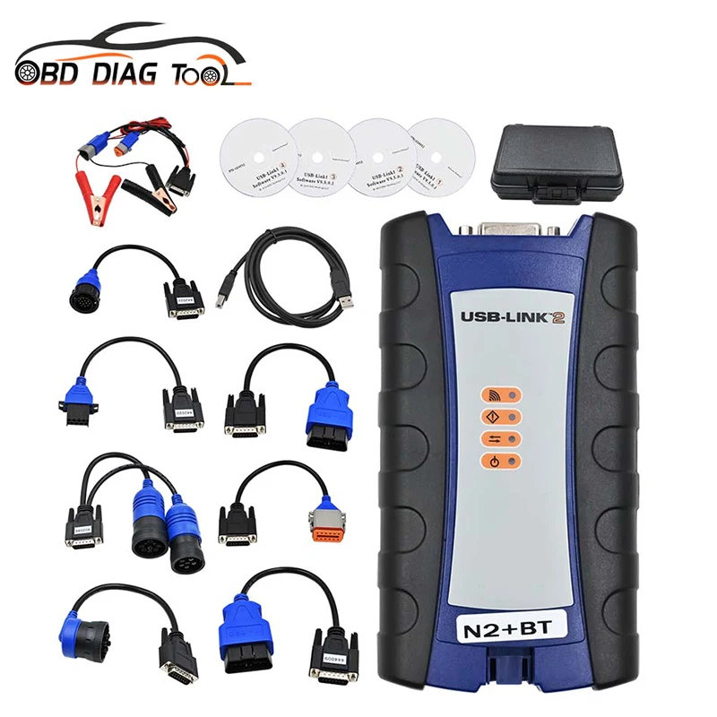 Best-For-NEXIQ-2-Bluetooth-for-Heavy-Duty-Truck-OBD2-Diagnostic-For ...
