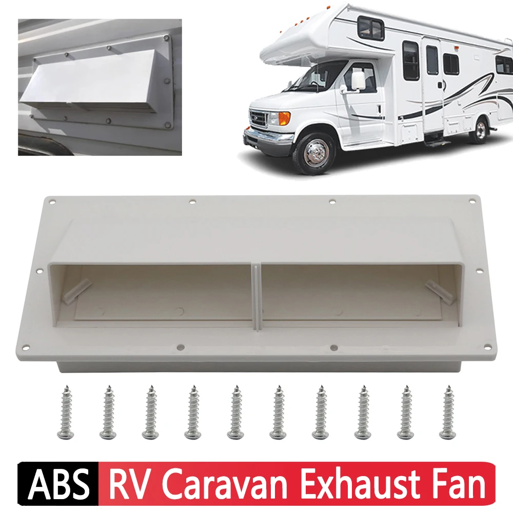 RV-Range-Hood-Vent-Cover-w-10-Screws-Low-Noise-Camper-Caravan-Motorhome ...