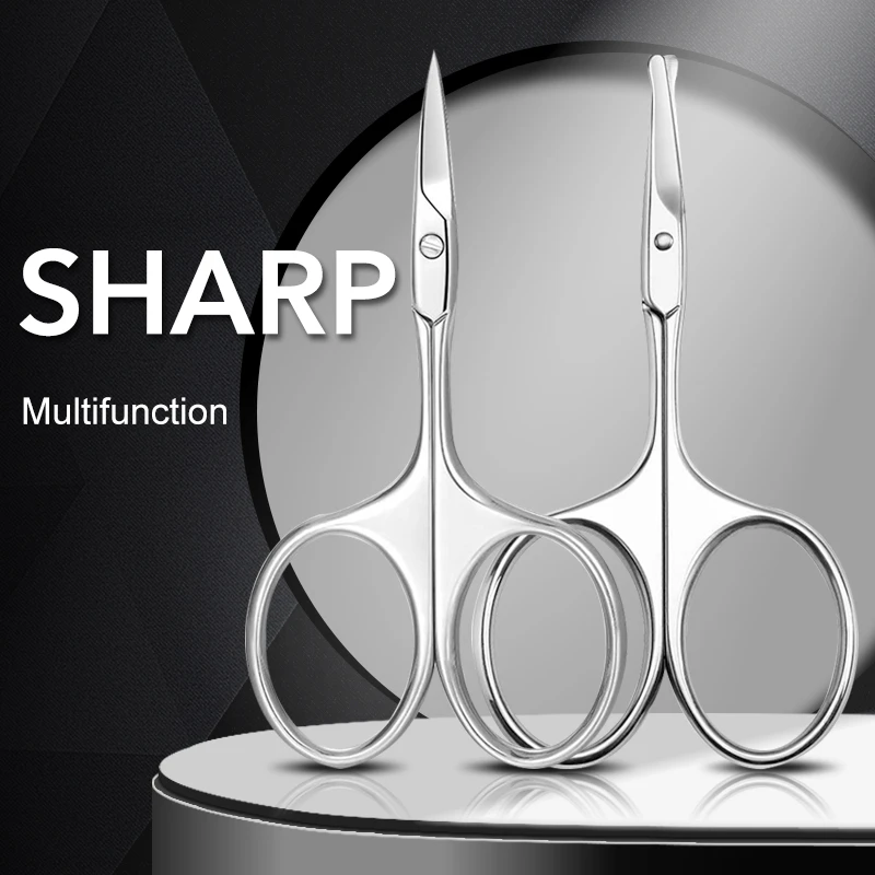 1pcs Professional Nail Scissor Manicure For Nails Eyebrow Nose Eyelash ...