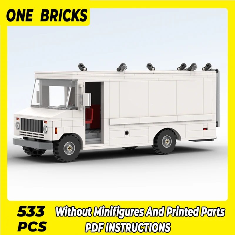 Moc Building Bricks Famous Movies Car Model Future Van Technology ...