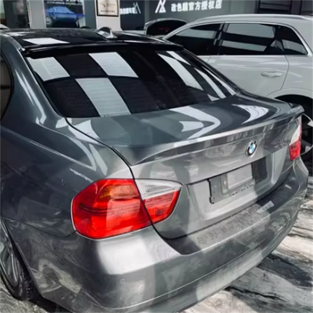 e90 Real Carbon Fiber Rear Trunk Spoiler for BMW e90 3 Series 320i 320d ...