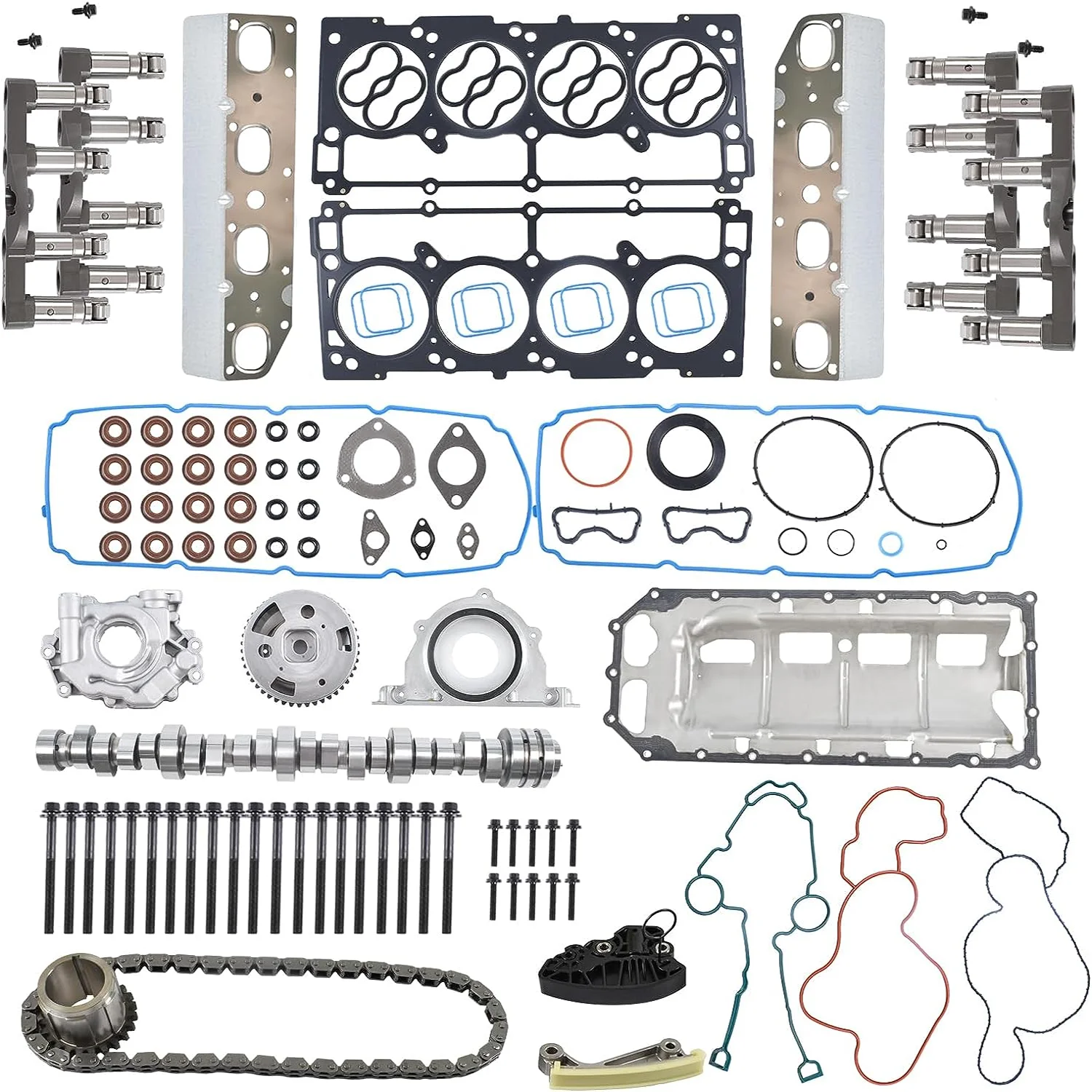 1 Set MDS Lifters VVT Camshaft Head Gaskets Oil Pump Overhaul Kit for ...