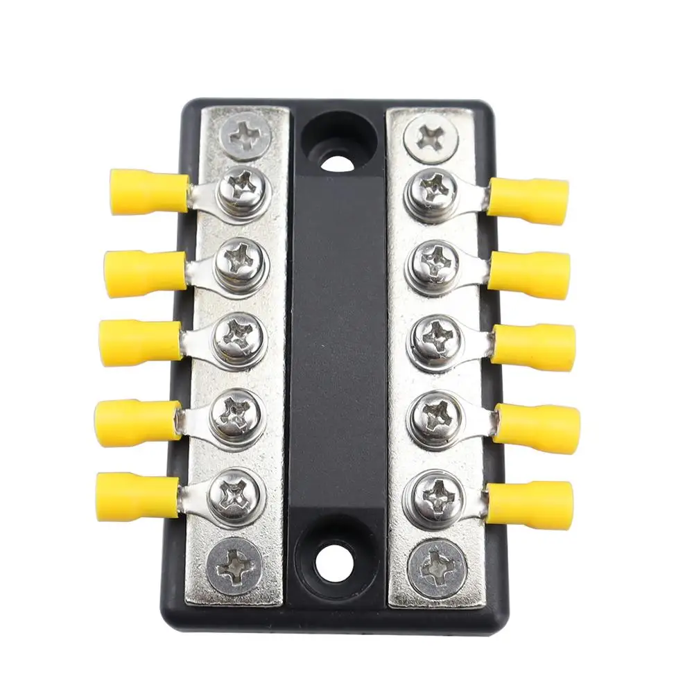 100A 48V BusBar DualBus 5 Circuit Wiring Harnesses Studs Battery ...