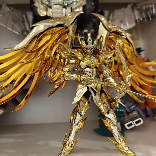 Saint Seiya Toypoint Myth Cloth EXM Zeus Sagittarius Aiolos Leo Aiolia ...