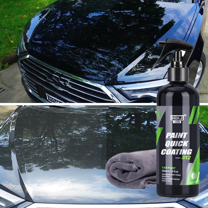 Quick Coat HGKJ S12 Liquid Nano Ceramic Car Coating Auto Paint Polish Wax Spray Hydrophobic Anti ...