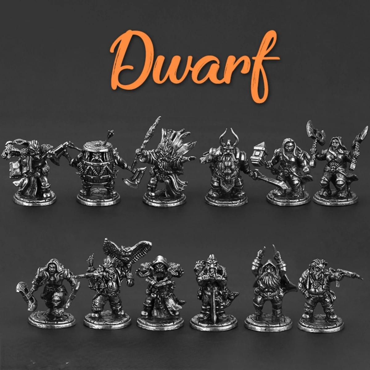 Metal-Dwarf-Soldier-Model-Armored-Warrior-Swordguard-Guard-Assassin ...