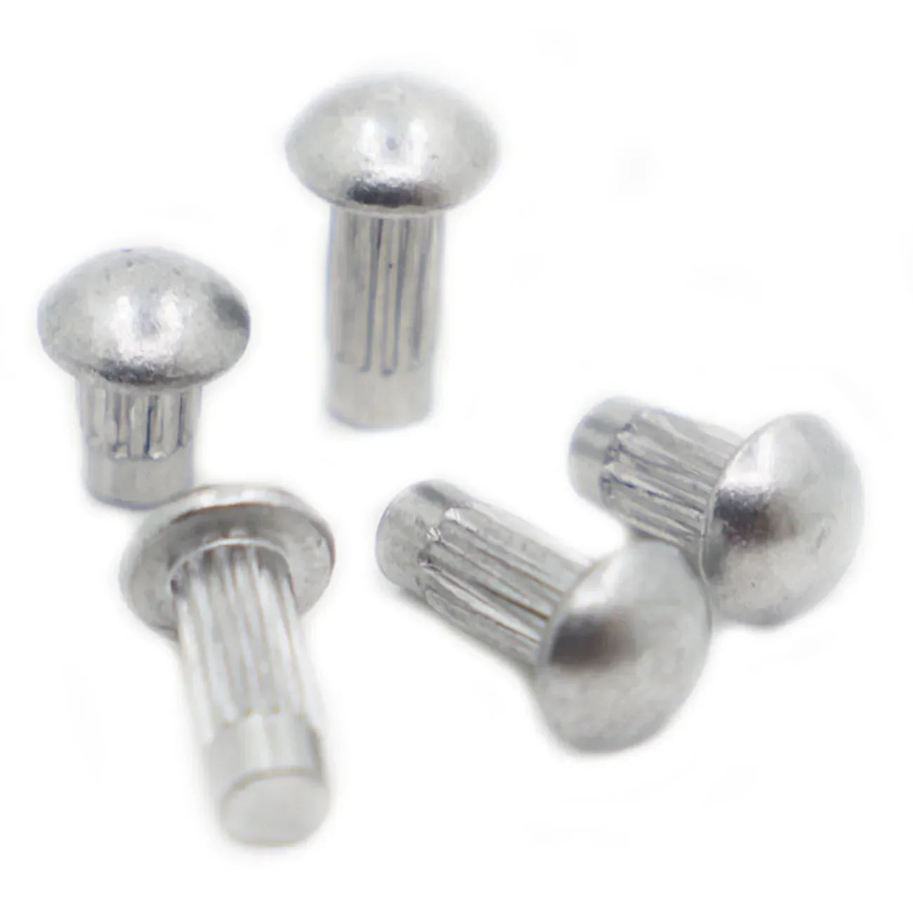 50-100pcs-M2-M2-5-M3-M4-GB827-Aluminum-Button-Round-Head-Knurled-Shank ...