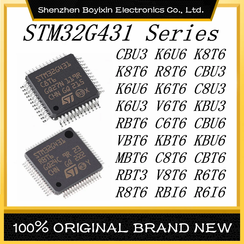 STM32G431C8T6, STM32G431CBT6, STM32G431KBU6, STM32G431KBT6, STM32G431VBT6, STM32G431CBU6 ...