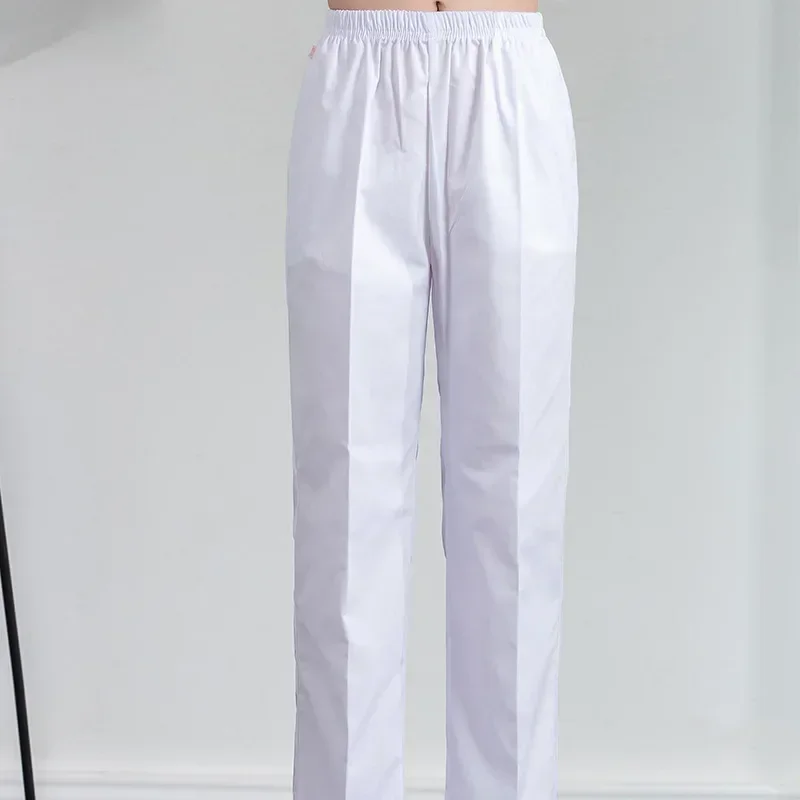 Nurse-Pants-Women-s-All-season-White-Loose-Medical-Work-Pants-Powder ...
