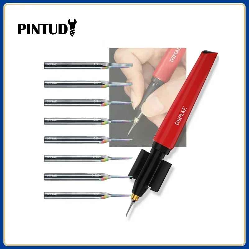 DSPIAE-PT-TH-Push-Knife-Handle-XPB-0-1mm-1-5mm-Drill-Bits-Model ...