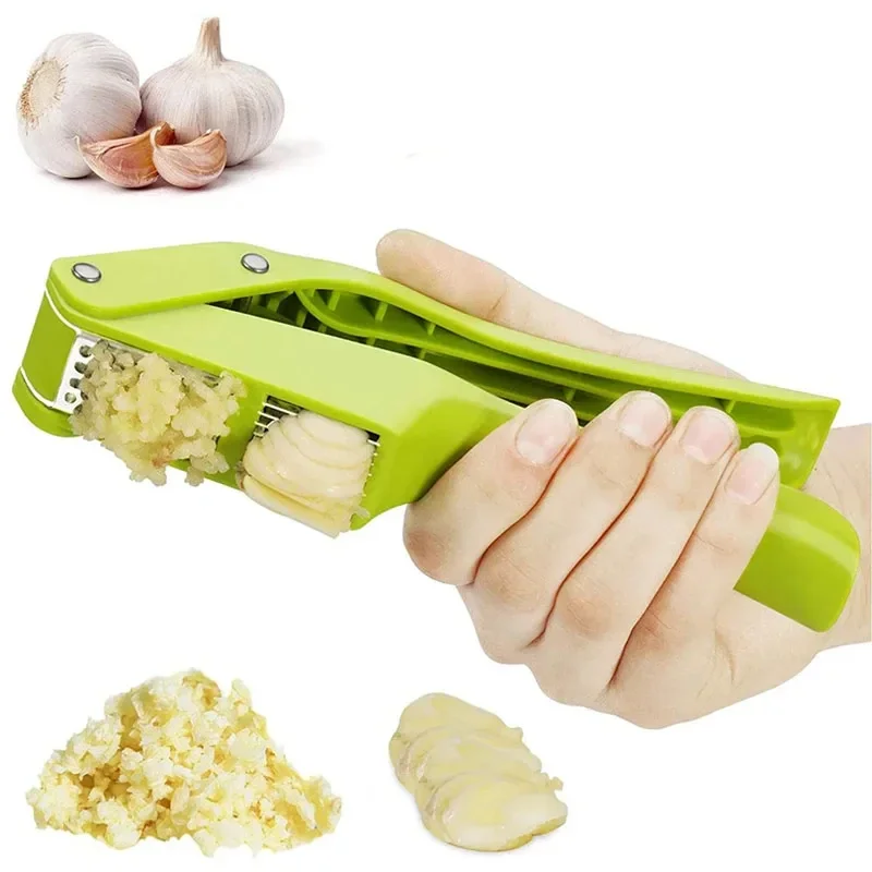 2-in-1 Multifunctional Garlic Press For Pressing Mash Garlic And Sliced ...
