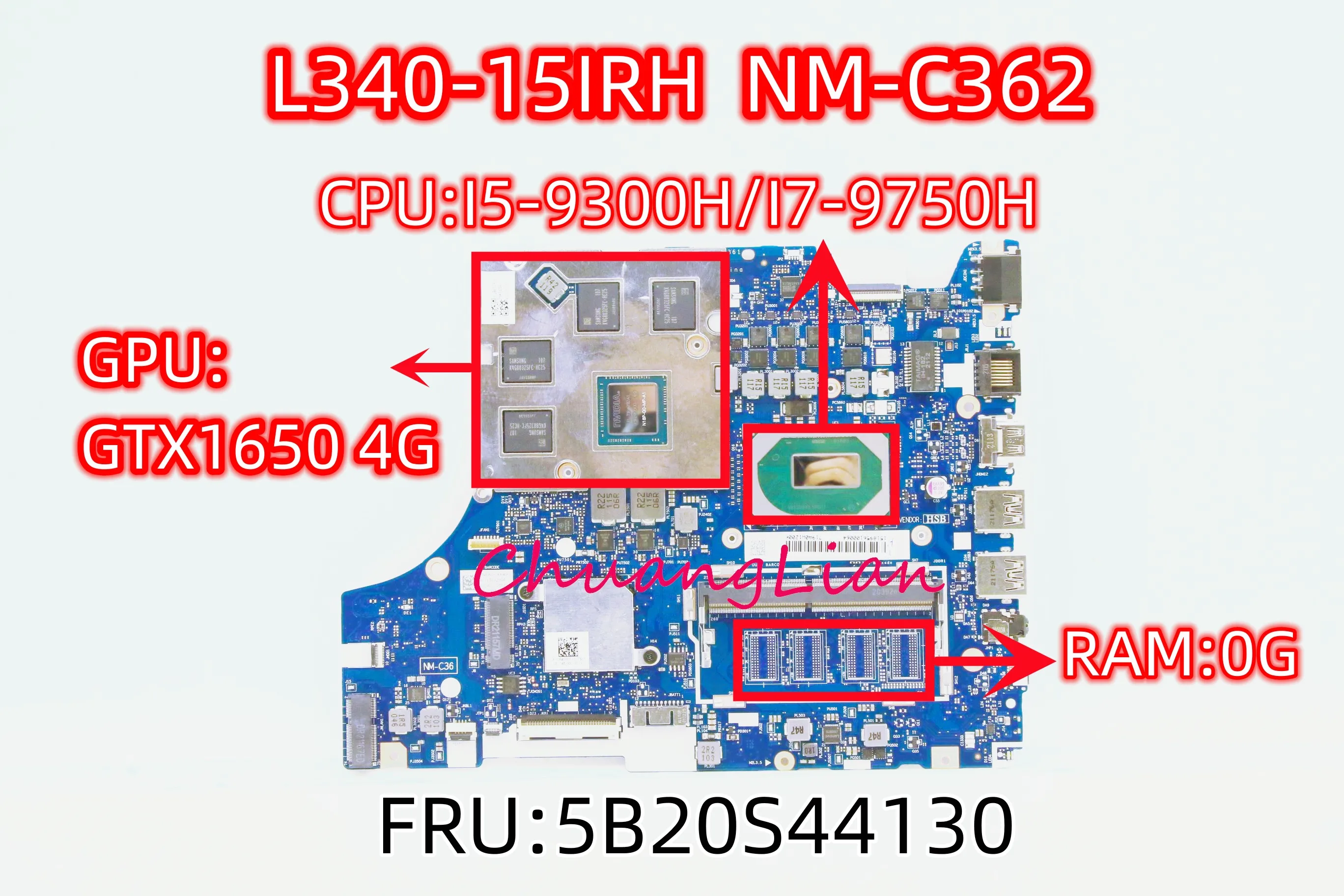 NM-C362-for-Lenovo-Ideapad-L340-15IRH-Laptop-motherboard-with-I5-9300H ...