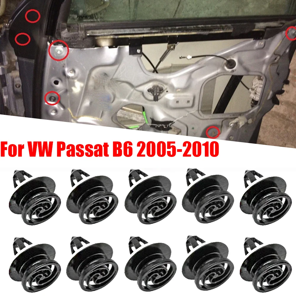 10X-For-VW-Passat-B6-2005-2006-2007-2008-2010-Door-Card-Panel-Trim ...