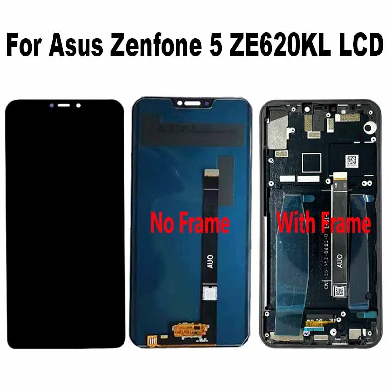 Montagem-do-digitalizador-LCD-touch-screen-para-asus-zenfone-5-ze620kl ...