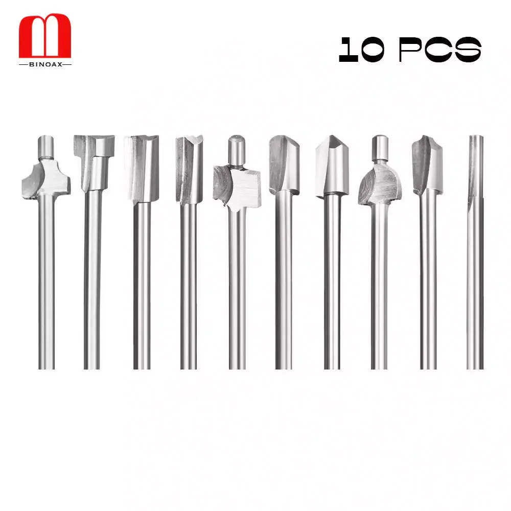 10pcs-HSS-Router-Bits-Wood-Cutter-Milling-Fits-Dremel-Rotary-Tool-Set-1 ...