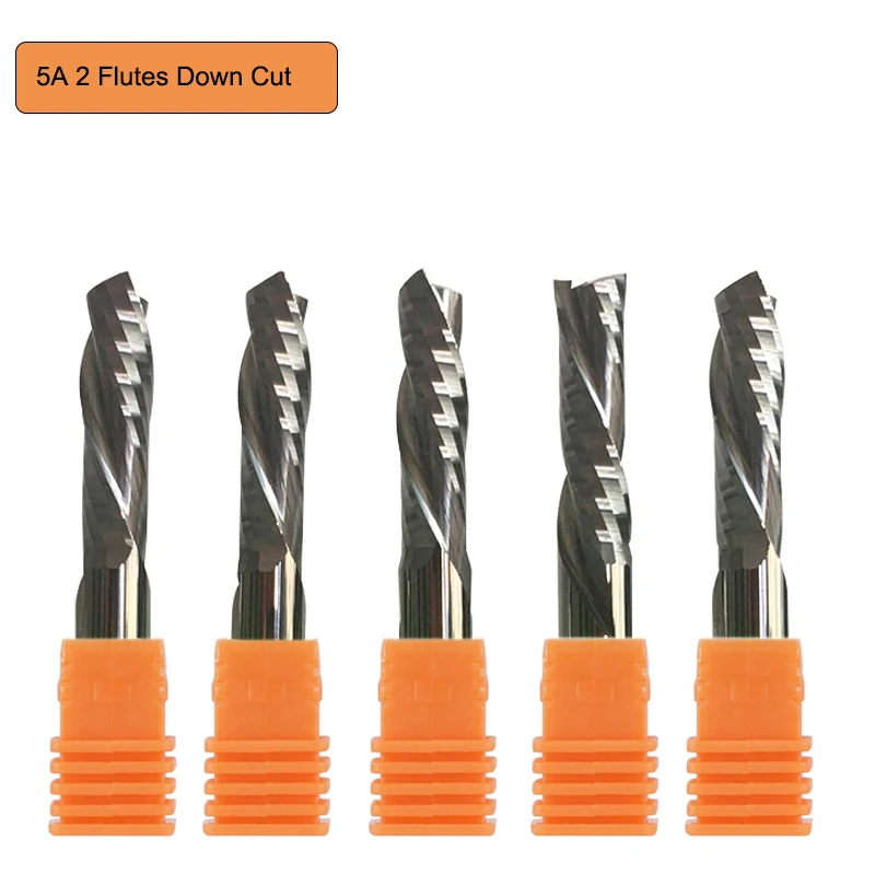 1pc-3-175mm-4mm-5mm-6mm-AAA-Left-Handed-2-Spiral-Flute-Bits-Down-Cut ...