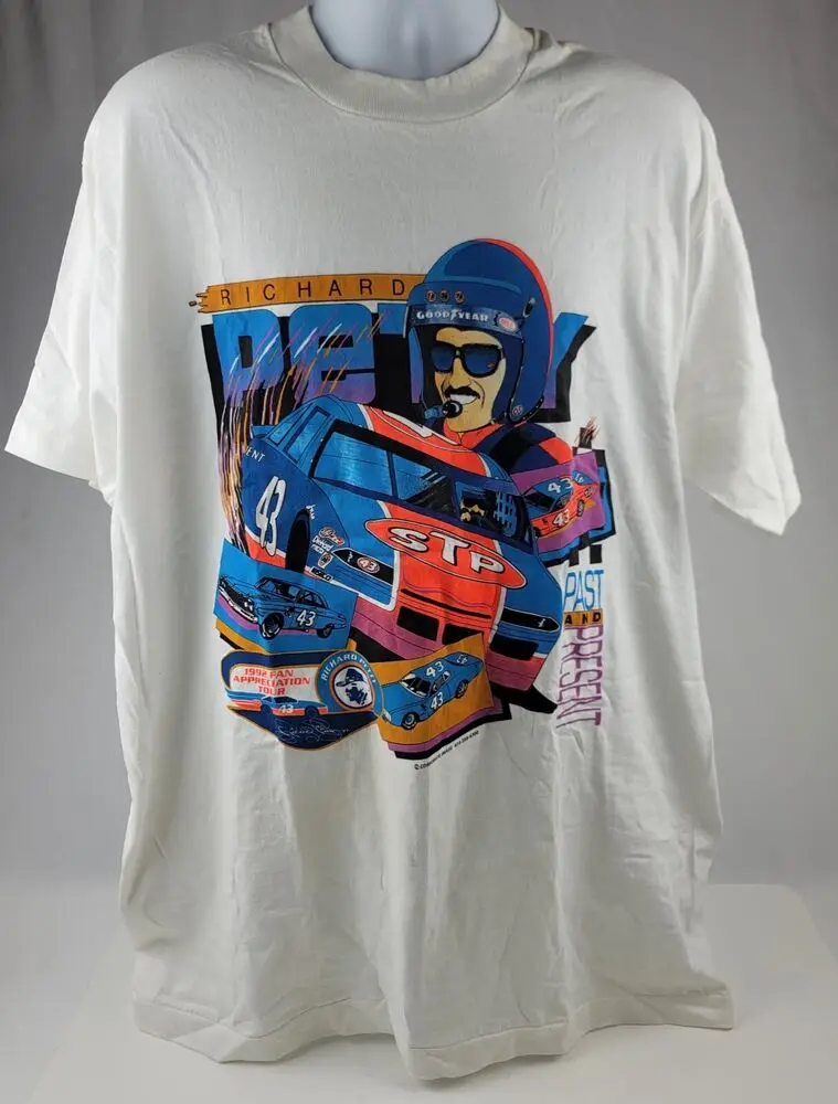 Vintage-1992-Richard-Petty-Racing-STP-Men-T-shirt-Men-size-XXL-still ...
