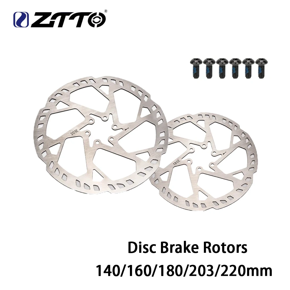 ZTTO-140mm-220mm-Brake-Rotor-E-Bike-Bicycle-160-180-203mm-Disc-Brake ...
