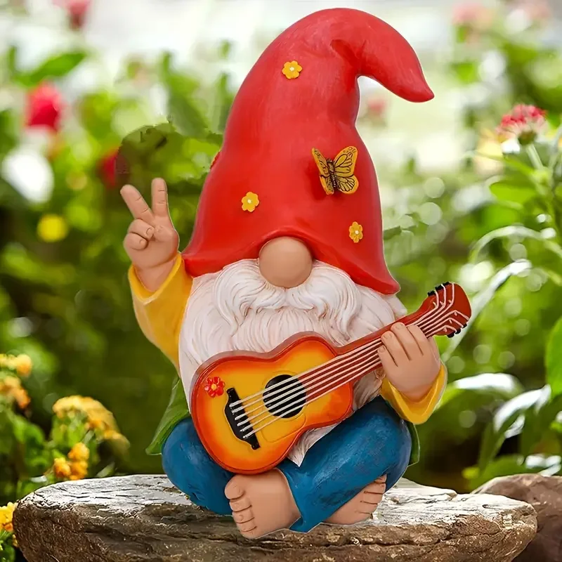 Garden Dwarf - An interesting hippie dwarf statue - A 4.72-inch tall ...