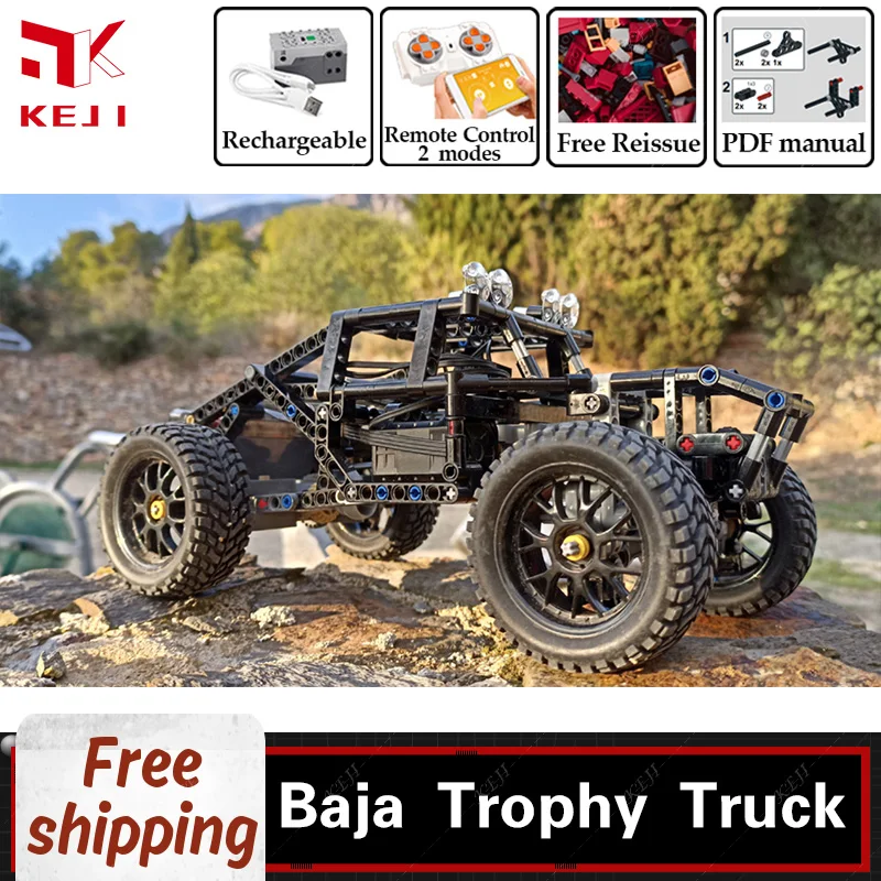 KEJI-MOC-96673-4x4-RC-Baja-Trophy-Truck-Off-road-SUV-RC-Model-Building ...