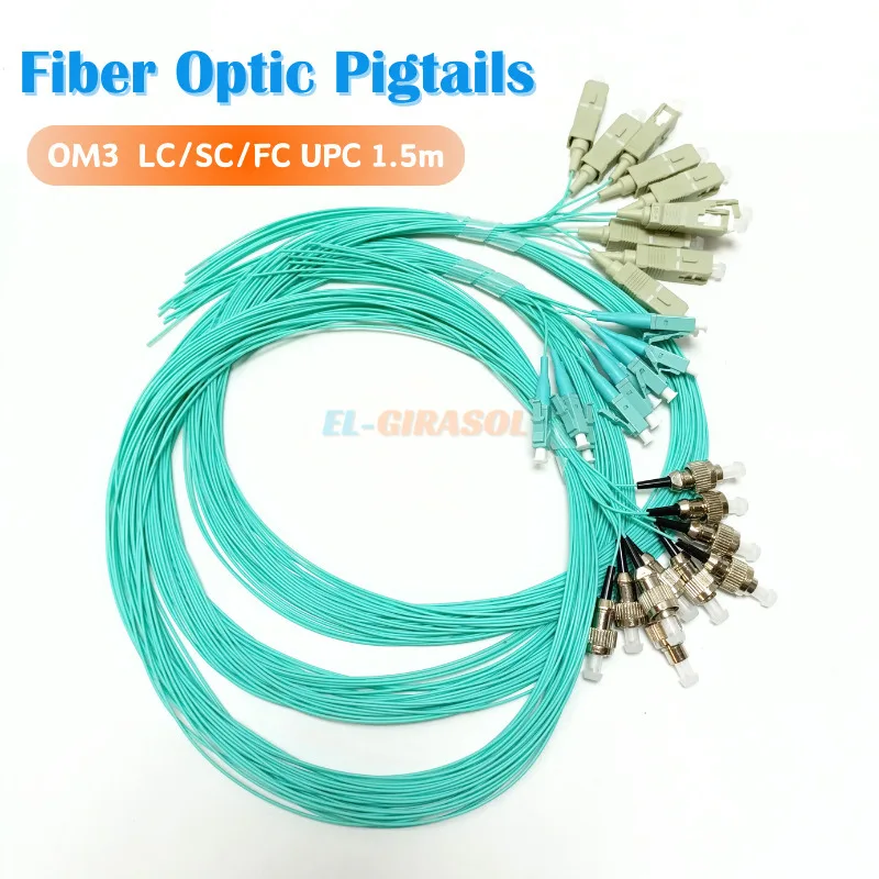 50-PCS-Fiber-Optic-Pigtails-OM3-LC-SC-FC-UPC-Connector-Pigtails-0-9MM-1 ...