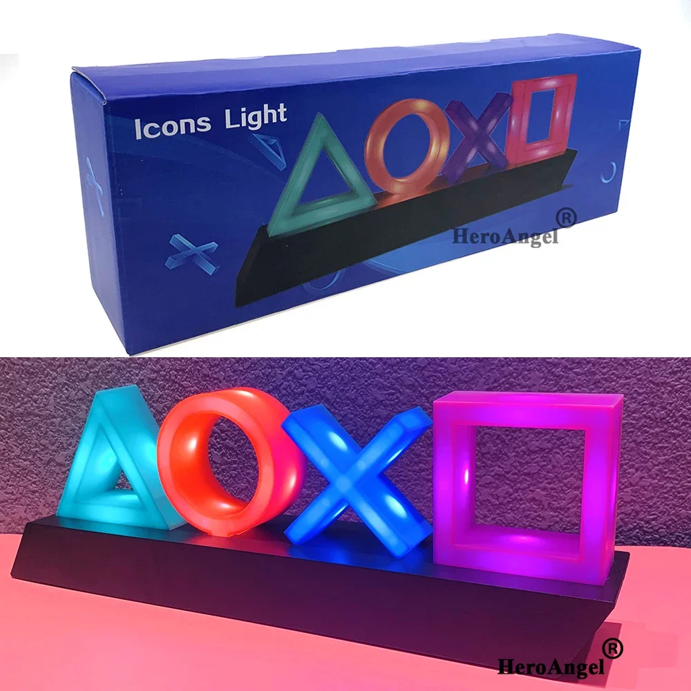 New-Game-Icon-Light-for-PS4-PS5-Voice-Control-Decorative-Lamp-for ...