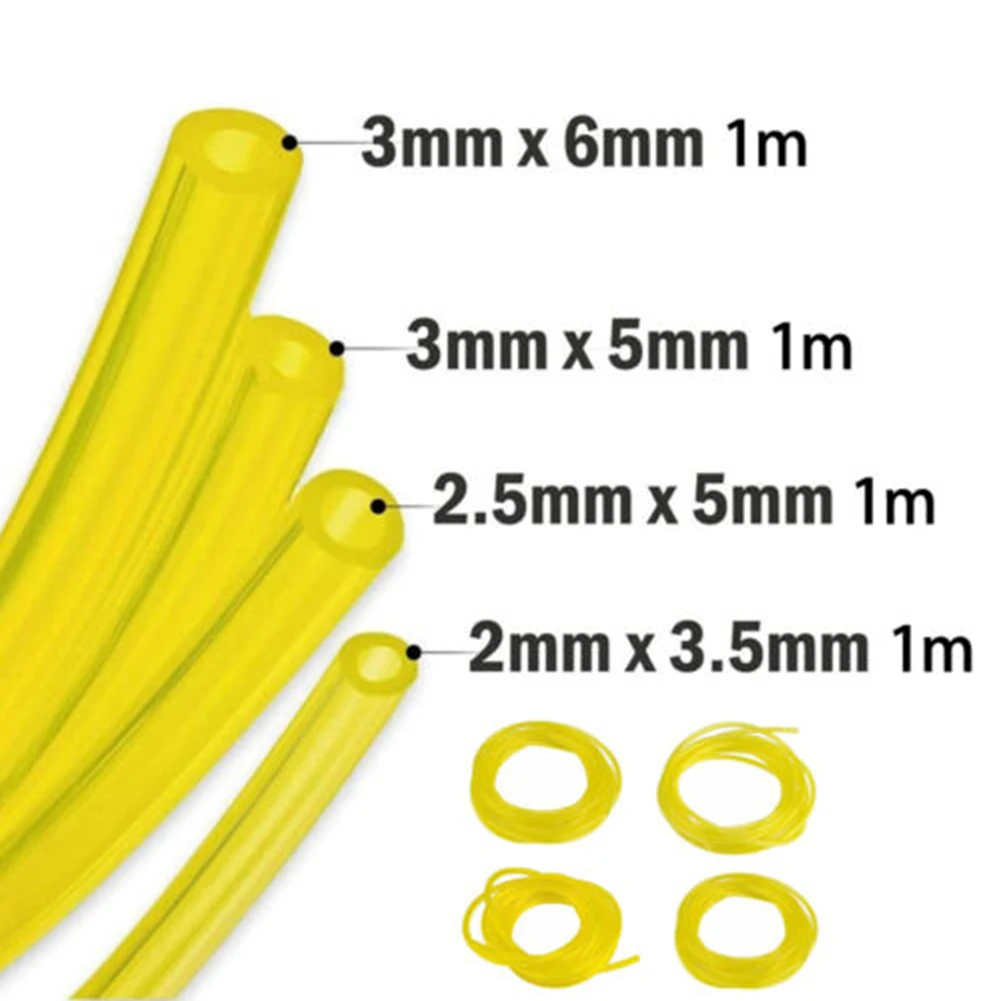 4Pcs Petrol Fuel Pipe Line Hose For Strimmers Trimmer Chainsaws Saw ...