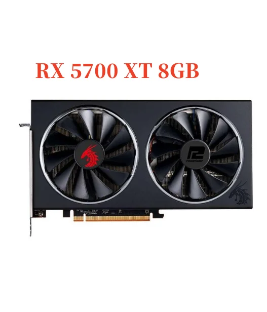 Rx 5700 xt 8gb placa de placa de placa de vídeo placa de jogo gpu ...