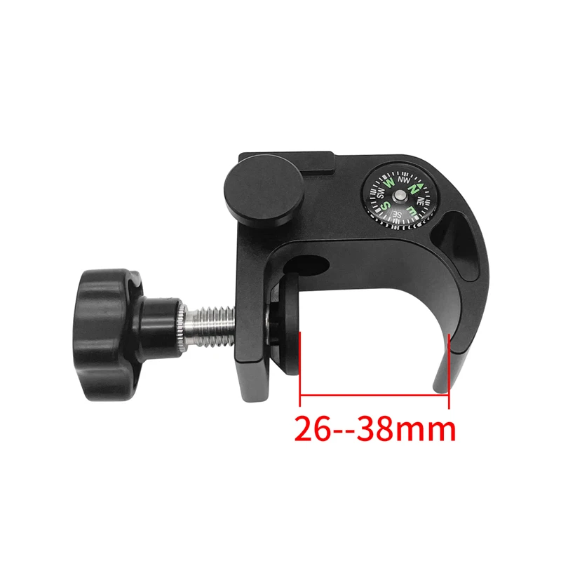 NEW Universal GNSS GPS Pole Clamp 180 Degrees Vise with Compass Replace ...