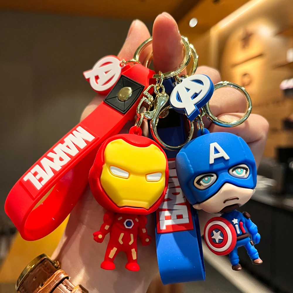 Marvel-Keychain-Silicone-Bag-Keyring-For-Women-Disney-Spider-Man-Key ...