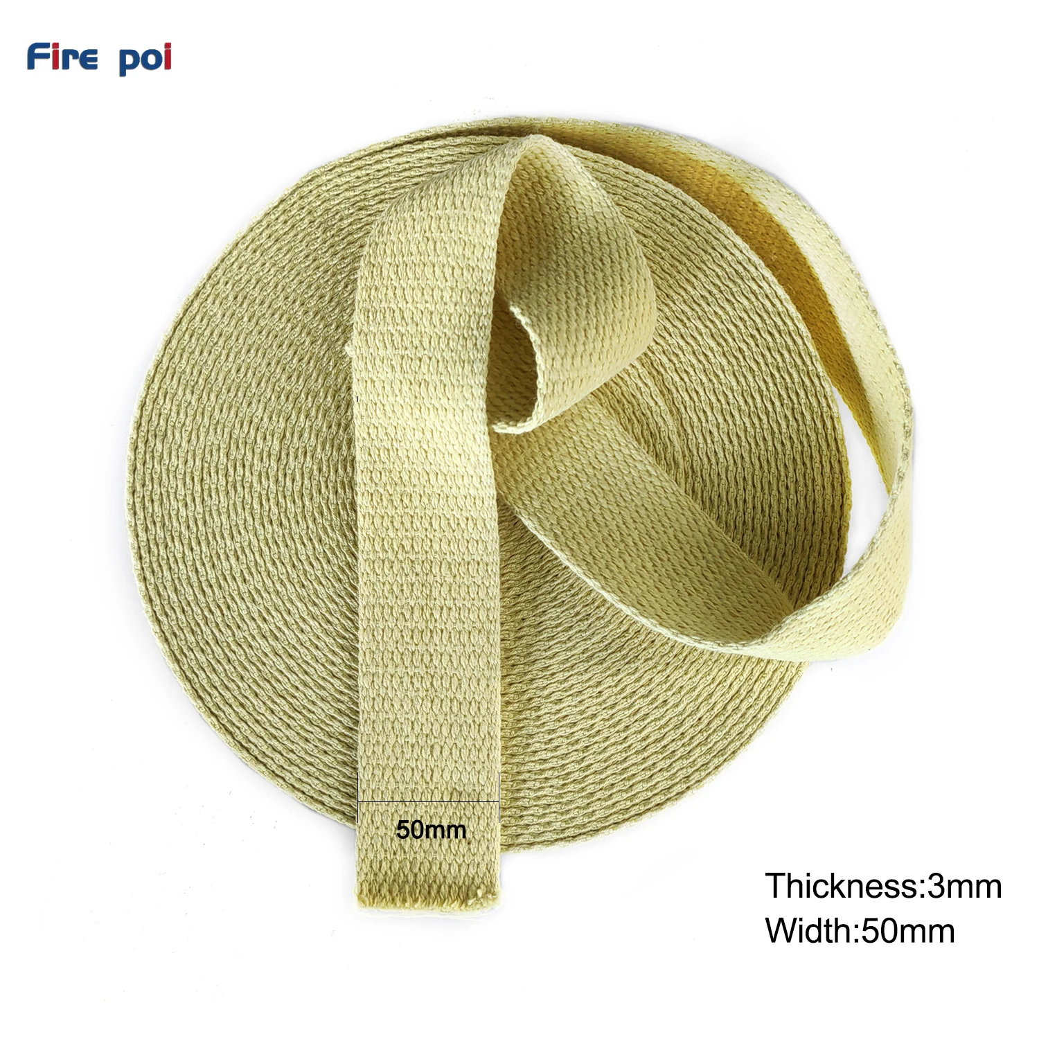 High Temperature Resistant Fire Flow Art Prop Webbing Width 50mm ...