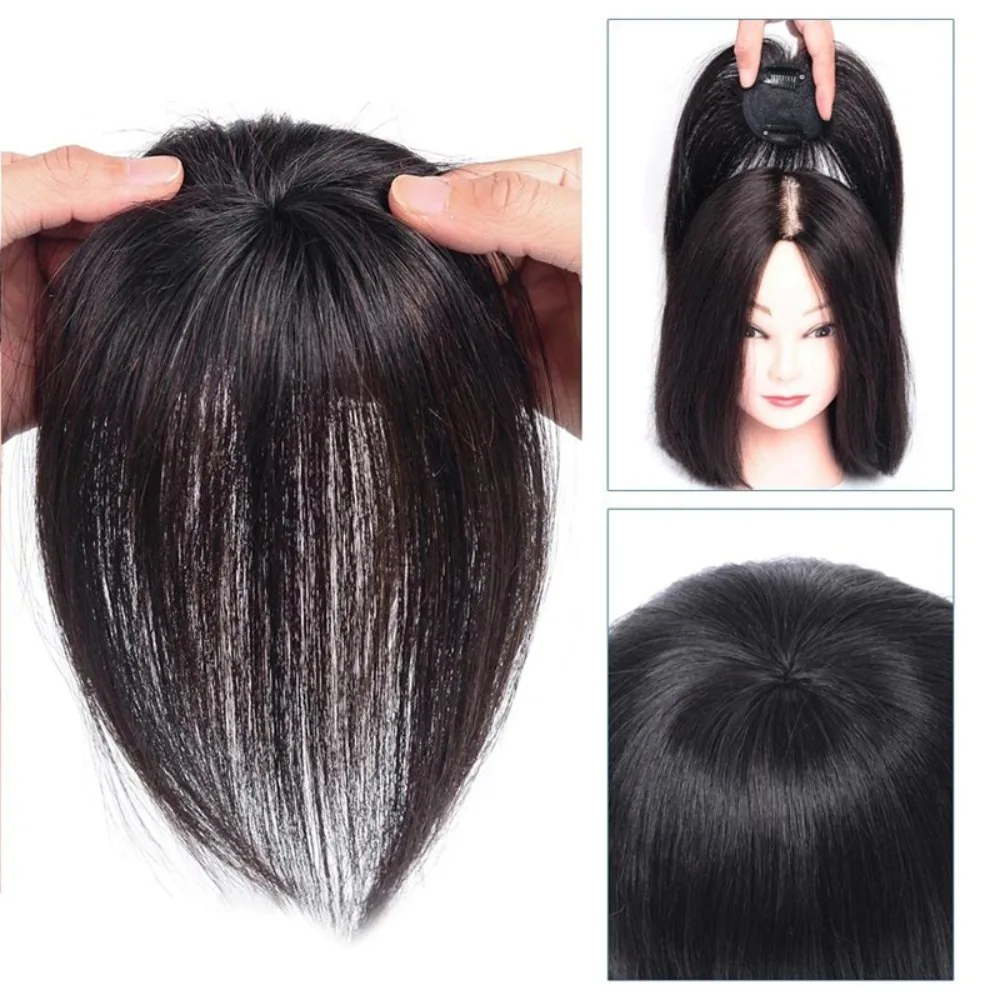 Synthesis-Wig-Middle-part-Bangs-Hair-Extensions-Clip-In-Forehead ...