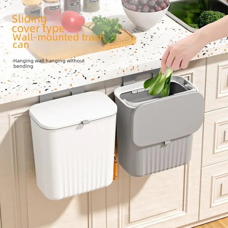 Large-Capacity-Household-Garbage-Can-Wall-mounted-Bathroom-Trash-Bin ...